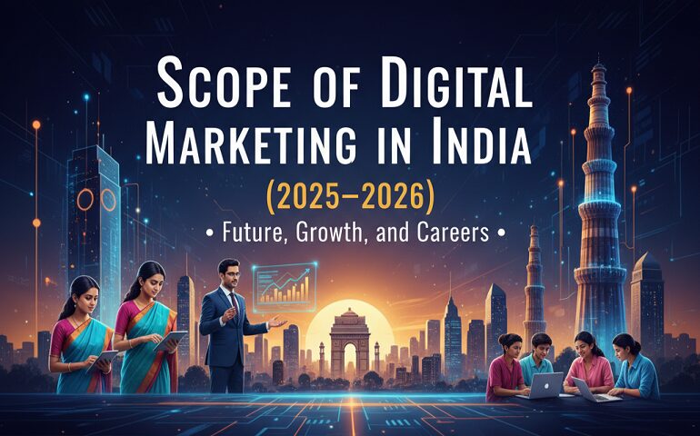 Scope of Digital Marketing in India: Future, Growth, Careers